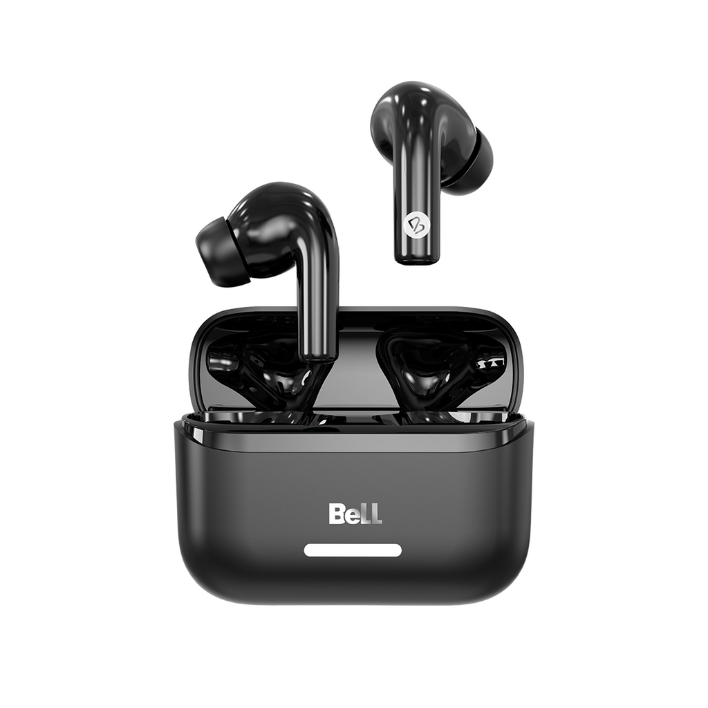 BeLL Bliss Pods – Black | 30H Playback, ANC up to 32dB, IPX4 Water-Res
